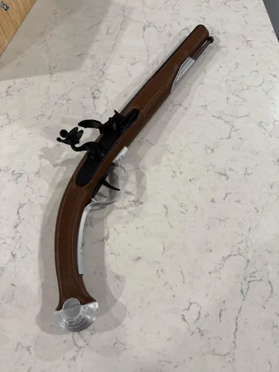Flintlock Pistol - Free 3D Print Model - MakerWorld