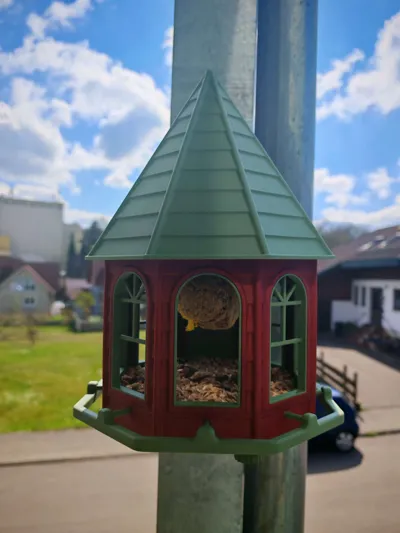 Classic bird feeder, octagonal house. by Techro3D MakerWorld: Download ...