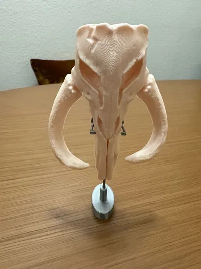 Mythosaur Skull Mandalorian - Free 3D Print Model - MakerWorld