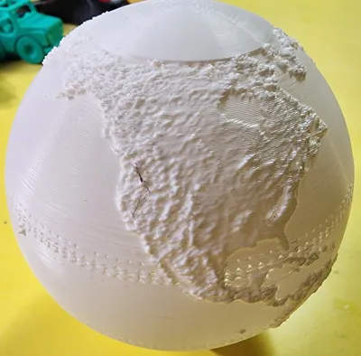 Earth Lithophane 100mm by MadMax3D - MakerWorld