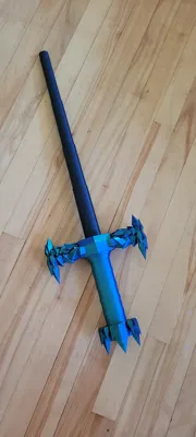 Crystal Collapsable Sword by Carver Maker MakerWorld: Download Free 3D ...