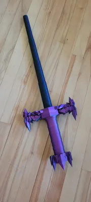 Crystal Collapsable Sword by Carver Maker MakerWorld: Download Free 3D ...