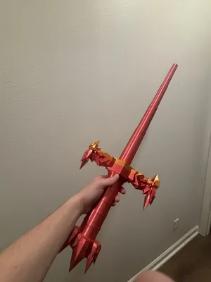 Crystal Collapsable Sword by Carver Maker MakerWorld: Download Free 3D ...