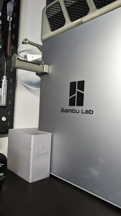 Bambu Lab Purge Poop Bucket Super Slim Narrow with Hexagon Pattern ...