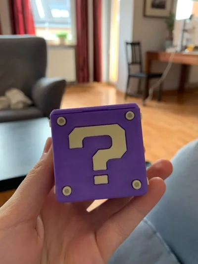 Question Block Switch & SD Card Holder by Styles43 MakerWorld: Download ...
