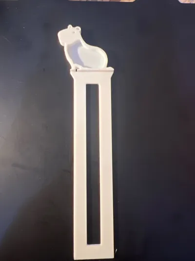 Capybara book mark - Free 3D Print Model - MakerWorld