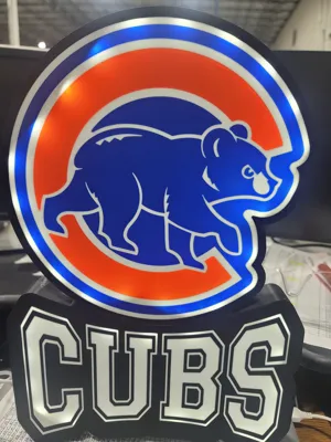 Chicago Cubs Lightbox LED Lamp by braga3dprint MakerWorld: Download ...