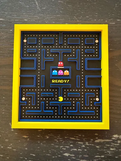 Pac-Man Level 1 by Fletch MakerWorld: Download Free 3D Models