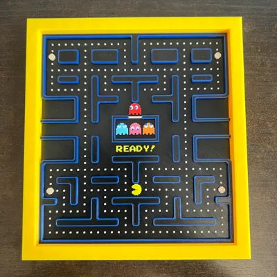 Pac-Man Level 1 by Fletch MakerWorld: Download Free 3D Models