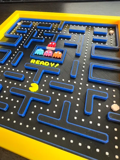 Pac-Man Level 1 by Fletch MakerWorld: Download Free 3D Models