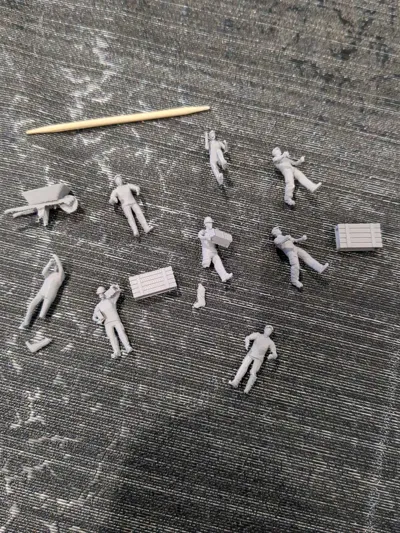 HO scale workers Remixed by Capitaine Bob MakerWorld: Download Free 3D ...