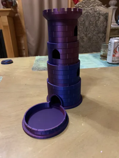 Collapsible dice tower by Poli27 - MakerWorld