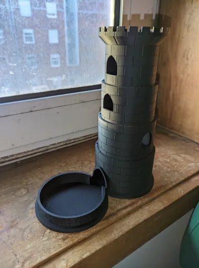 Collapsible dice tower by Poli27 - MakerWorld