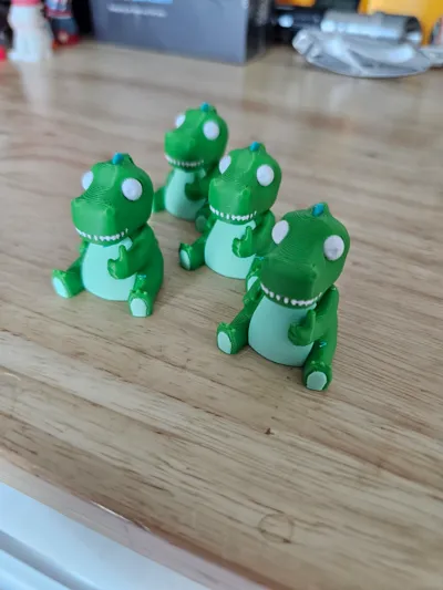 Tiny Diny Keyring - TikTok Gift by 3DomSculpts MakerWorld: Download ...