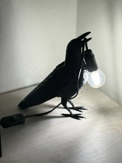 Crow Model (Lamp) by _donkey-brains_ MakerWorld: Download Free 3D Models