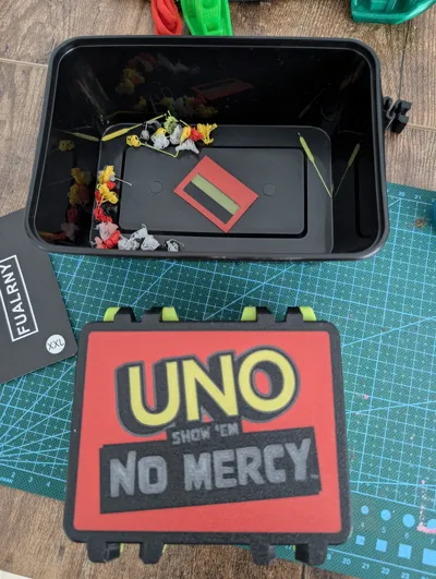 Uno No Mercy Card Box - SnapLock Remixed by mteomarch - MakerWorld
