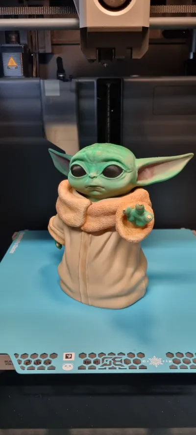 Star Wars Grogu Baby Yoda Sculpture Figure Multi Color Faster Print ...