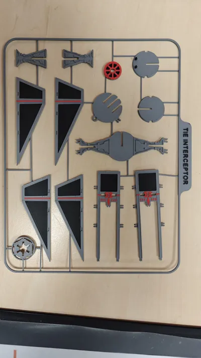 Tie Interceptor kit card Star wars by angrelouMakerWorld: Download Free ...
