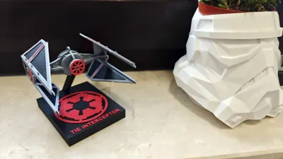 Tie Interceptor kit card Star wars by angrelouMakerWorld: Download Free ...