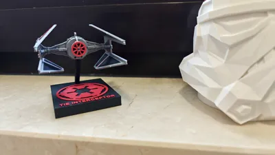 Tie Interceptor kit card Star wars by angrelouMakerWorld: Download Free ...