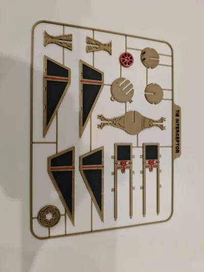 Tie Interceptor kit card - Free 3D Print Model - MakerWorld