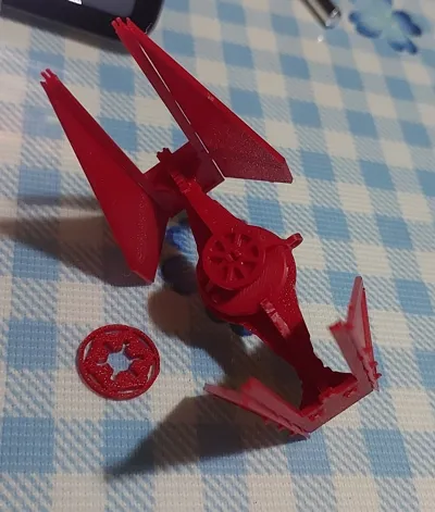 Tie Interceptor kit card Star wars by angrelou - MakerWorld