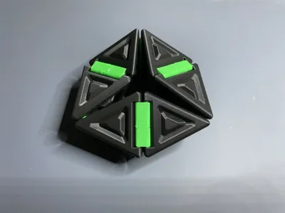 Infinite Hexagon v2.0 | Triangles by Pro3DTinkering MakerWorld ...