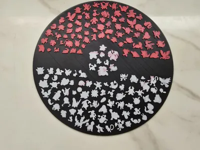 Gen 1 Pokeball Who's that Pokémon Frame by ramorimdias MakerWorld ...