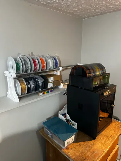 Filament Rack - Free 3D Print Model - MakerWorld