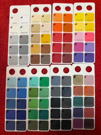 Modular Color Fan Hinge - Swatch Board Display by Henlor MakerWorld ...