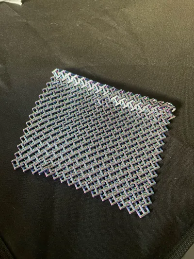 Chainmail - 3D Printable Fabric by flowalistik MakerWorld: Download ...