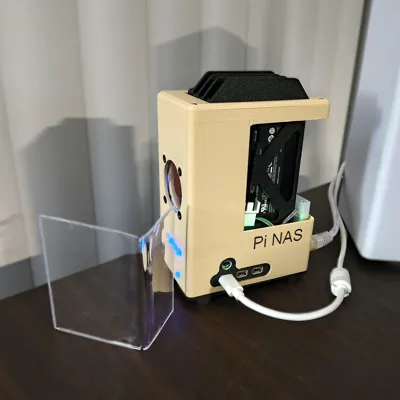 Raspberry Pi 5 Four Bay NAS by mklements MakerWorld: Download Free 3D ...