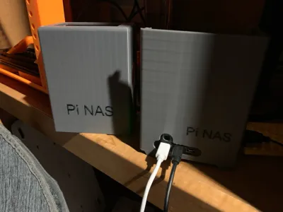 Raspberry Pi 5 Four Bay NAS by mklements MakerWorld: Download Free 3D ...