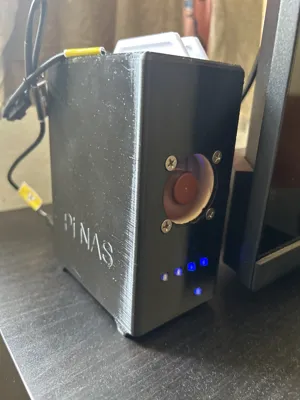 Raspberry Pi 5 Four Bay NAS by mklements MakerWorld: Download Free 3D ...