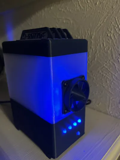 Raspberry Pi 5 Four Bay NAS by mklements MakerWorld: Download Free 3D ...