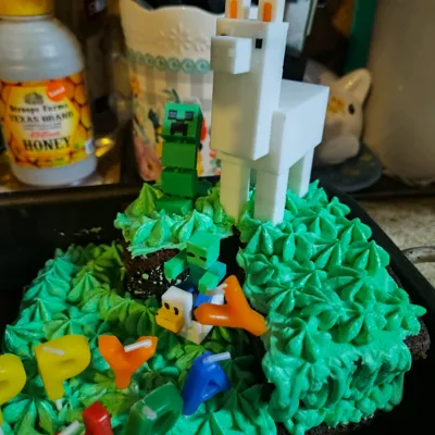 Minecraft Lama - Free 3D Print Model - MakerWorld