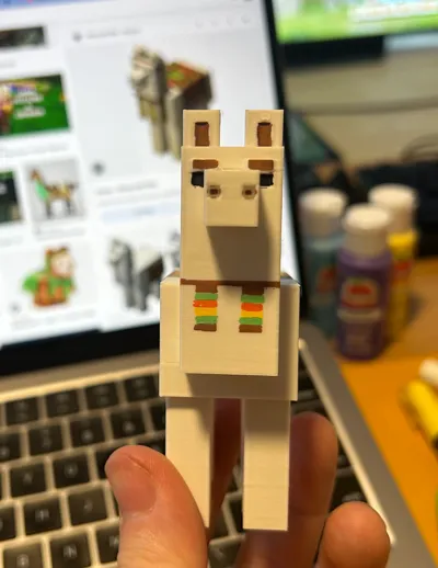 Minecraft Lama by 灰鸟岩 MakerWorld: Download Free 3D Models