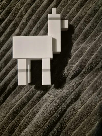 Minecraft Lama by 灰鸟岩 MakerWorld: Download Free 3D Models