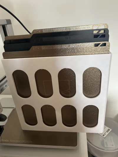 Build Plate Storage Rack Box Tray - Print In Place by AeonJoey ...