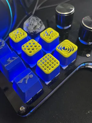 Infill Custom Keycaps (Colored) by Printzee MakerWorld: Download Free ...