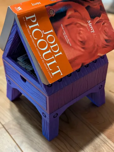 The Book House - Modular Book Holder and drawers - Free 3D Print Model ...