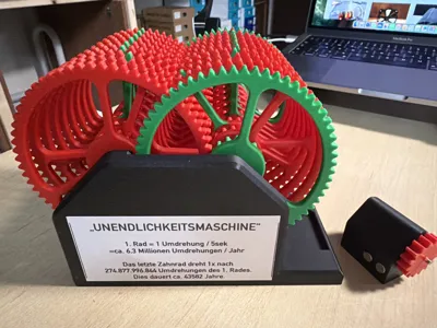 Endless Gear Box - Free 3D Print Model - MakerWorld