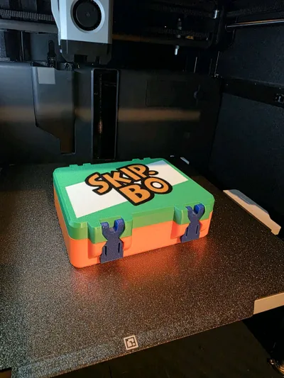 Skip.Bo Card Box - SnapLock Remixed by mteomarch MakerWorld: Download ...