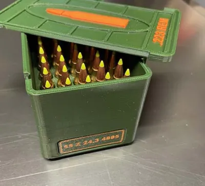 Ammo Storage Box 5.56 / 0.223 Remington 50 Rounds by Coconut MakerWorld ...