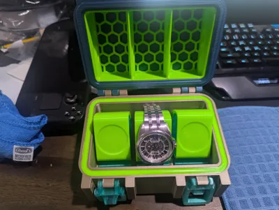 Gridfinity 3x2 Watch Case (12U) - Free 3D Print Model - MakerWorld