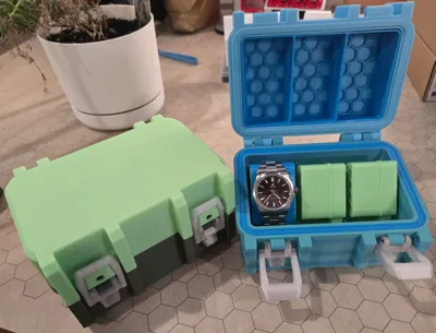 Gridfinity 3x2 Watch Case (12U) by mystoopidstuff MakerWorld: Download ...