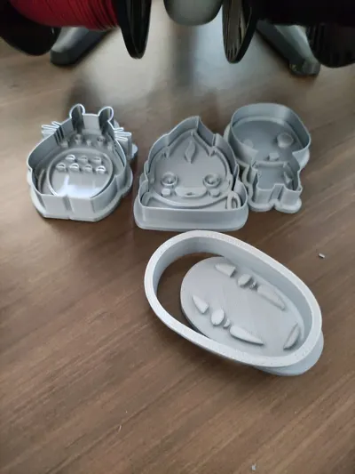 Ghibli Cookie Cutter Set by 3DTrece MakerWorld: Download Free 3D Models