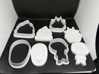 Ghibli Cookie Cutter Set by 3DTrece MakerWorld: Download Free 3D Models