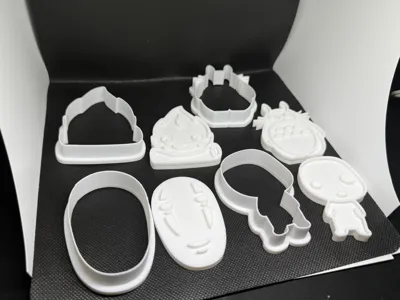Ghibli Cookie Cutter Set by 3DTrece MakerWorld: Download Free 3D Models