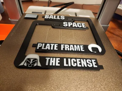 Spaceballs - The License Plate Frame, 2 pieces Remixed by kirkg ...